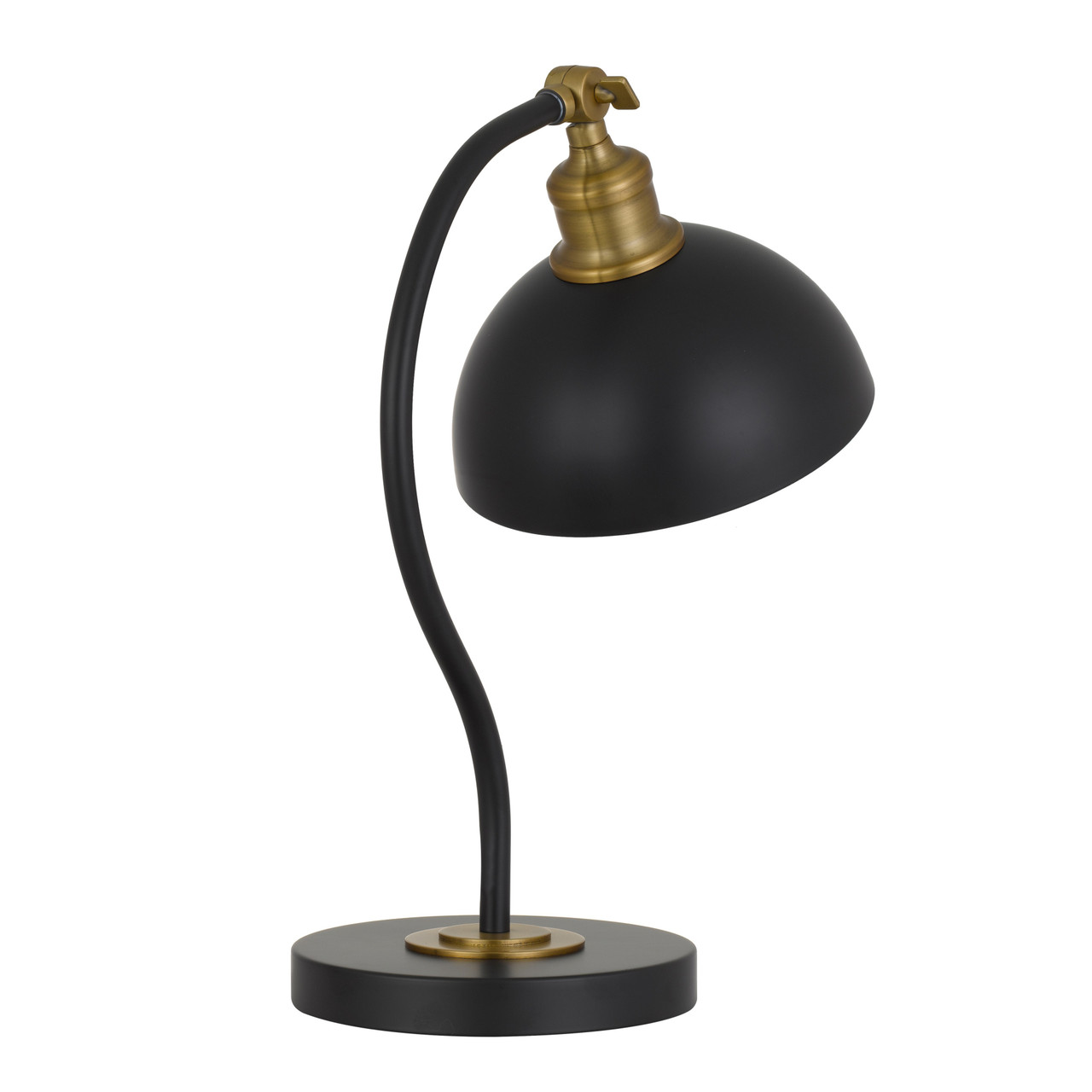 Brevik Adjustable Black Metal Table Desk Lamp - Zest Lighting