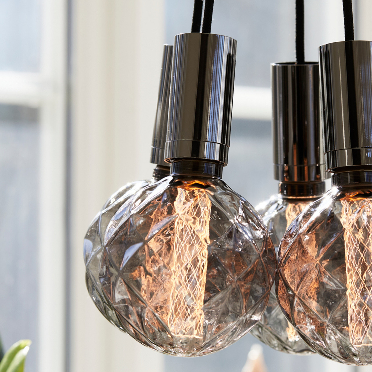 Romb 3W Black Dimmable LED Glass Bulb - Zest Lighting
