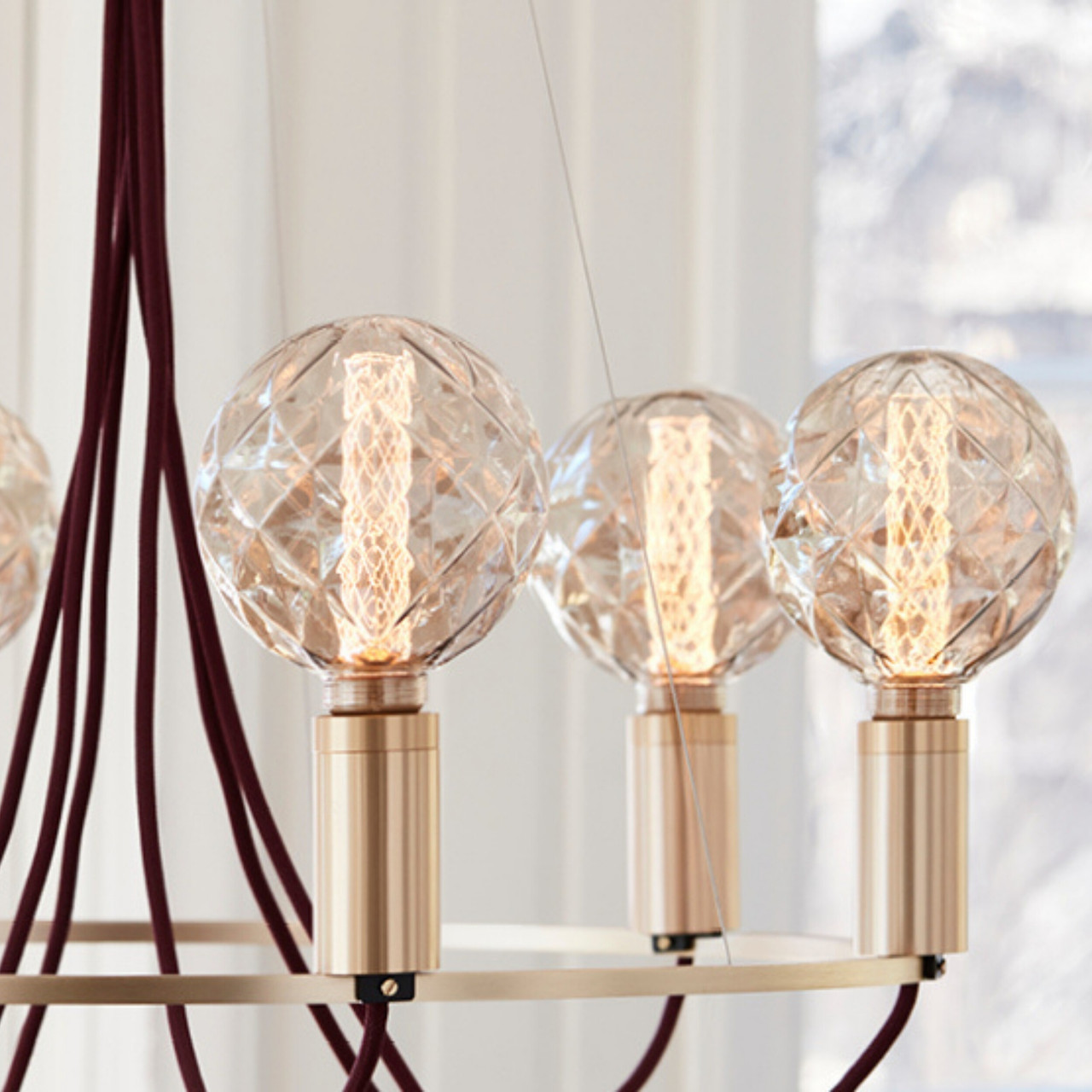 Romb 3W Gold Dimmable LED Glass Bulb - Zest Lighting
