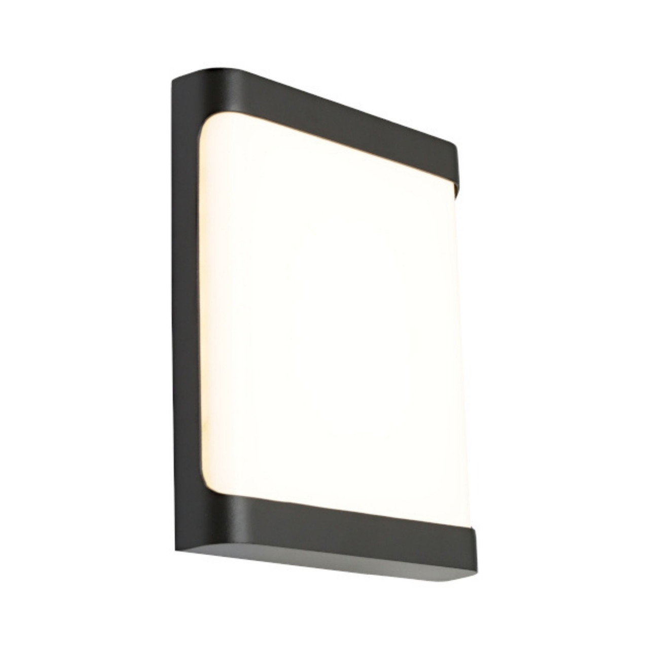 Odessa Black 3CCT LED Plain Exterior Wall Light - Zest Lighting
