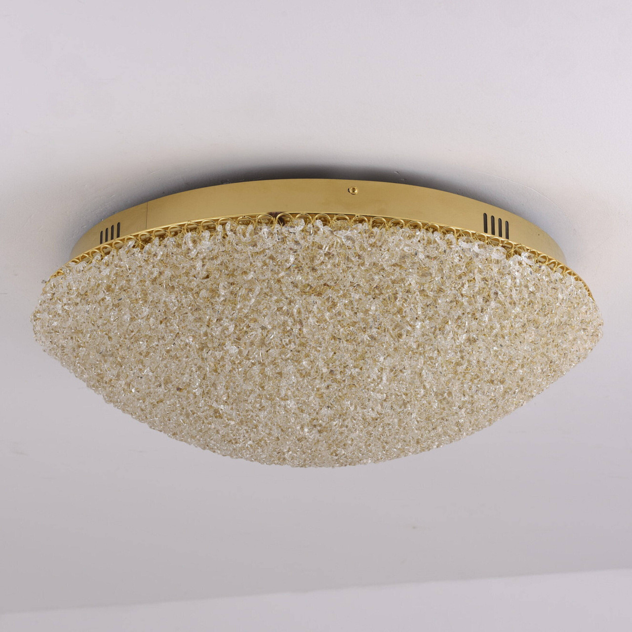 Silica Golden Rock Crystal LED Ceiling Light - Zest Lighting