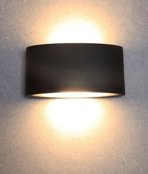 Round Curve LED Exterior Wall Light - Zest Lighting