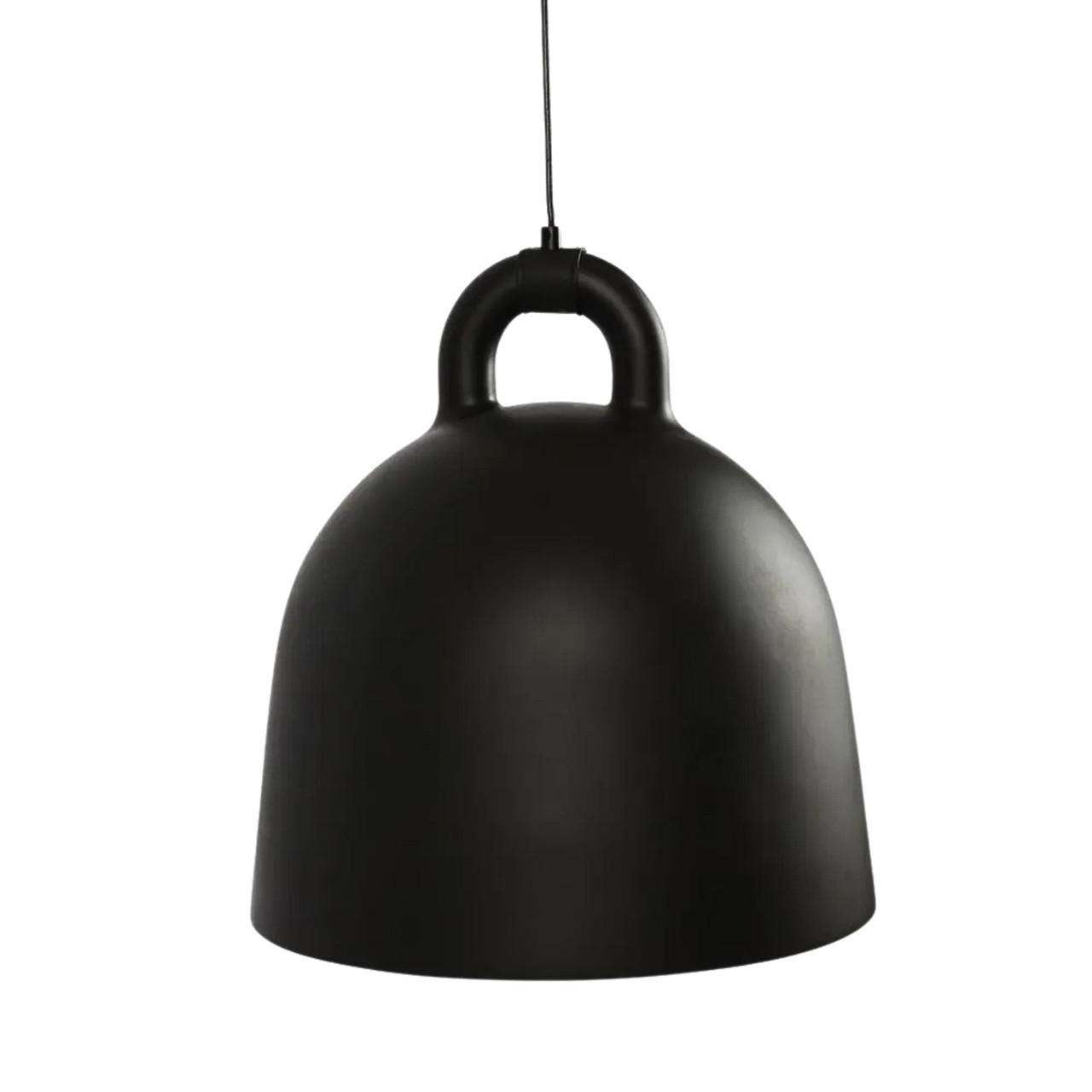 Elon Black Resin Bell Pendant Light - Zest Lighting