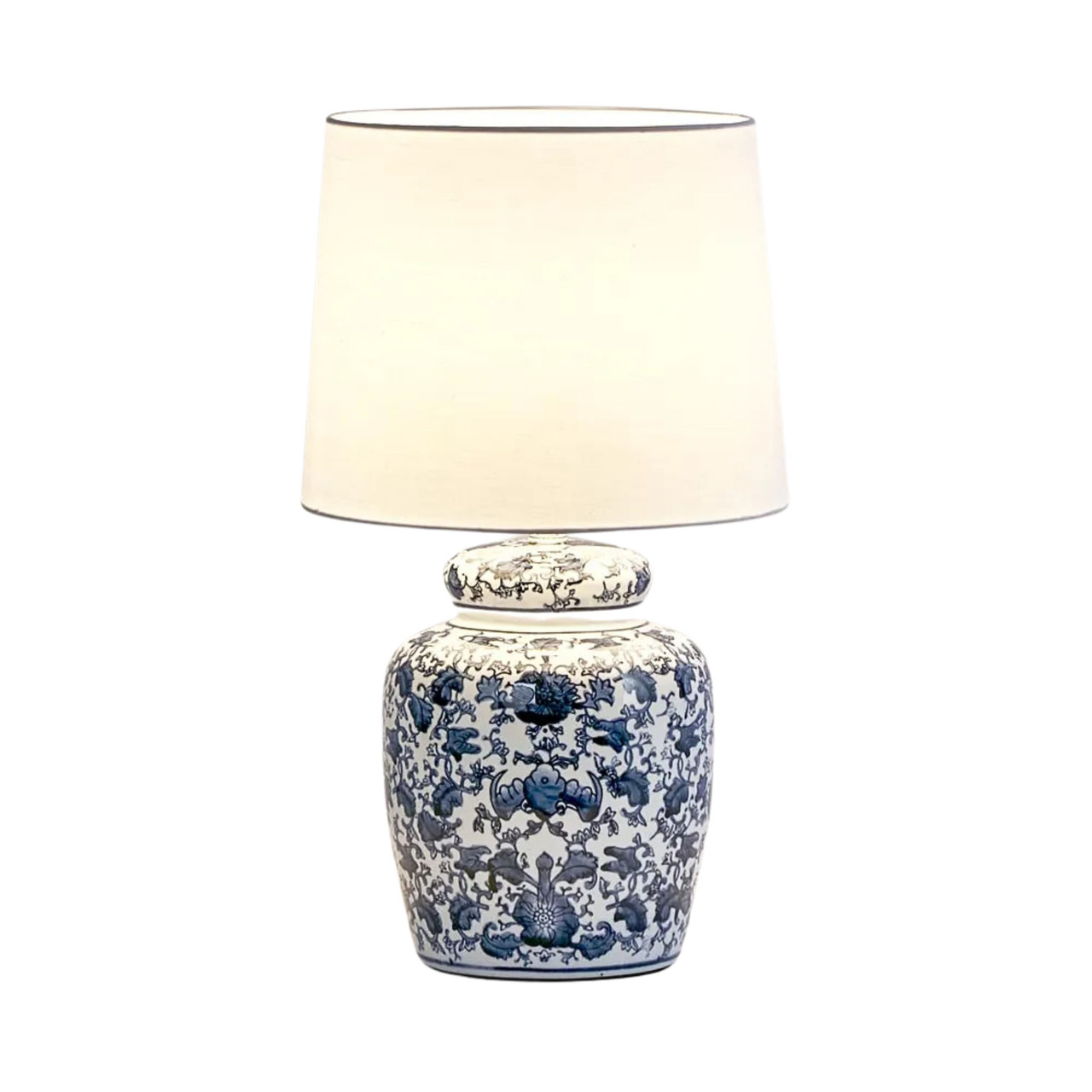Anne Blue Ceramic Hampton Table Lamp - Zest Lighting