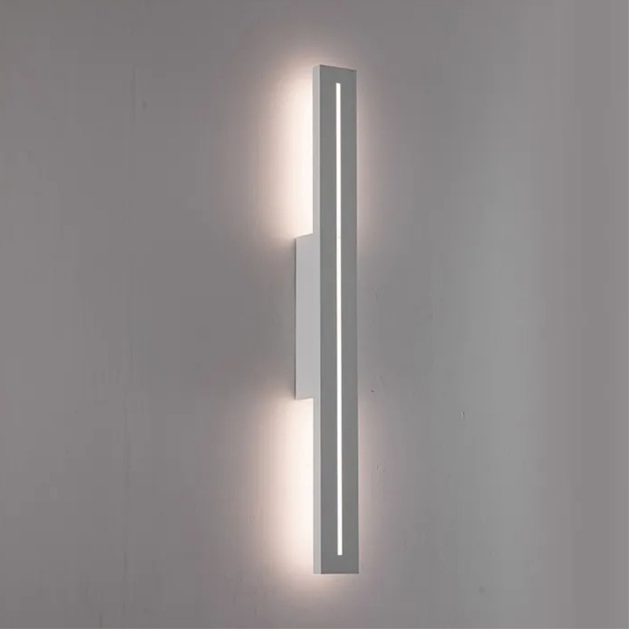 Edgar White Contemporary 3CCT LED Wall Light - Zest Lighting