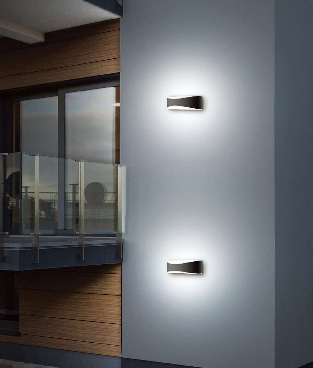 Aero LED Exterior Surface Mounted Wall Light - Zest Lighting