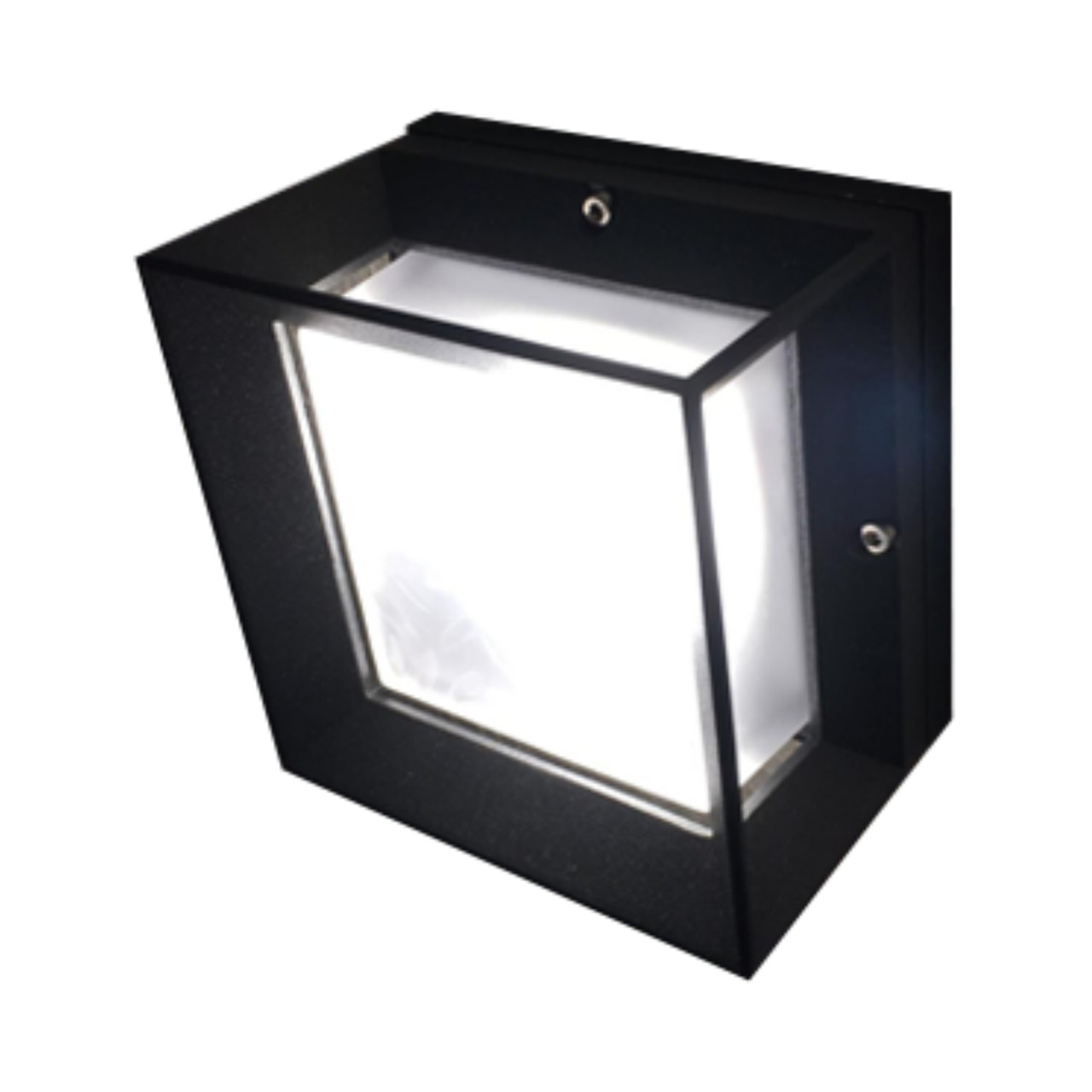 Garner Black Box LED Outdoor Wall Light - Zest Lighting