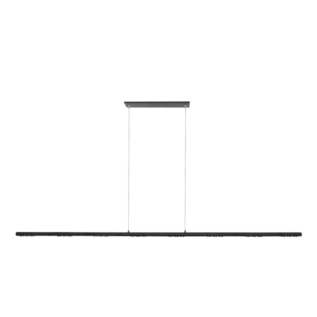 Tetra Black Long Linear CCT LED Pendant Light - Zest Lighting