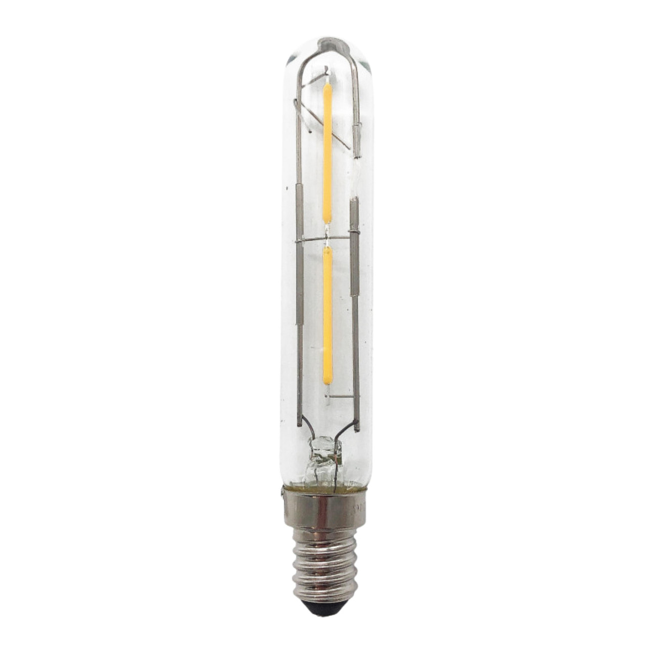 2W Clear Tubular Warm White E14 T125 LED Bulb - Zest Lighting