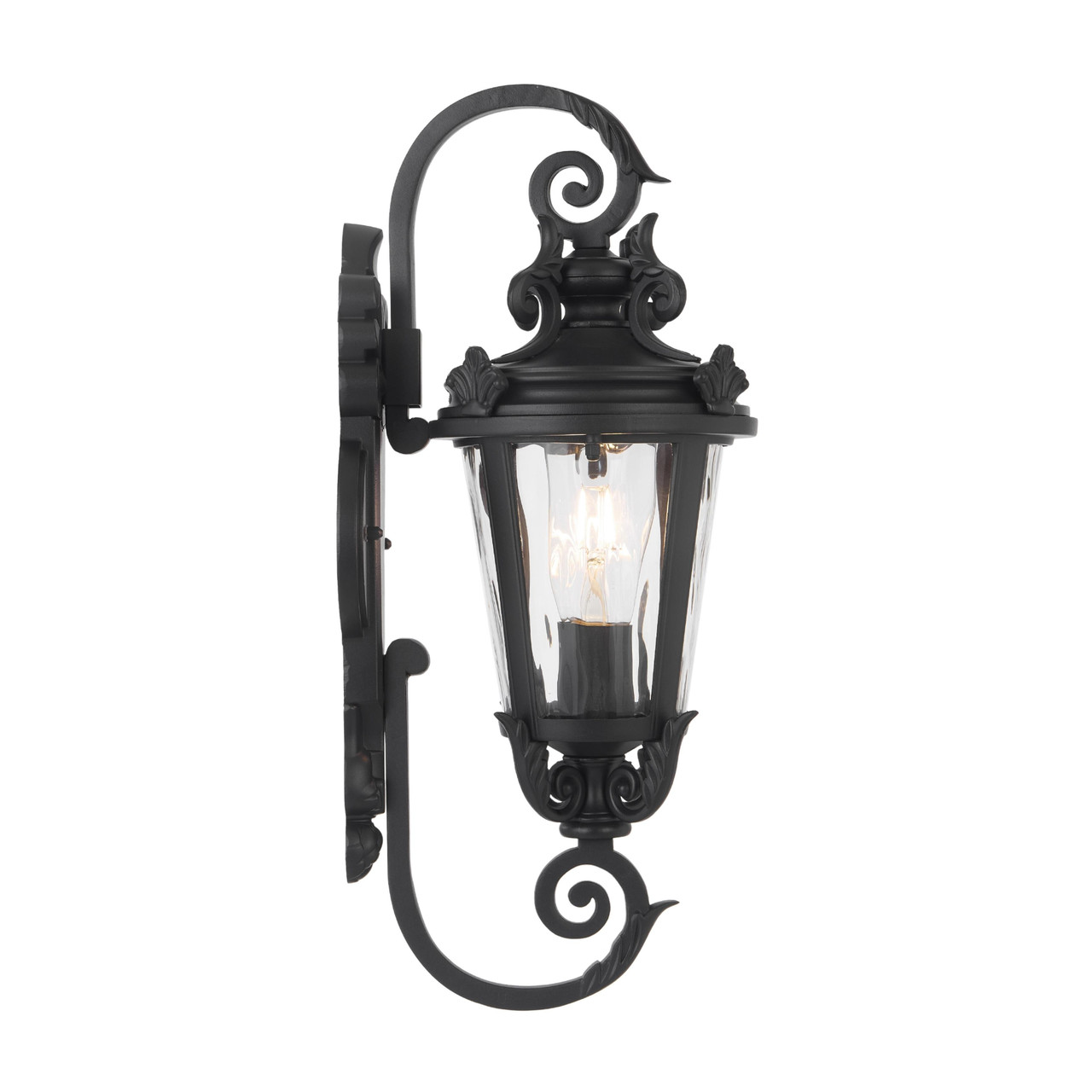 Pacol Black Traditional Coach Wall Light - Zest Lighting
