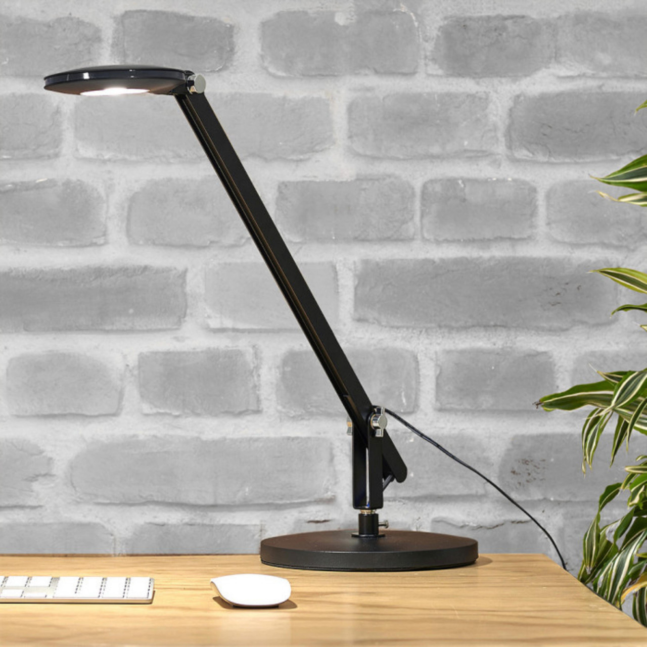 Equipoise Black Dimmable Adjustable Table Desk Lamp - Zest Lighting