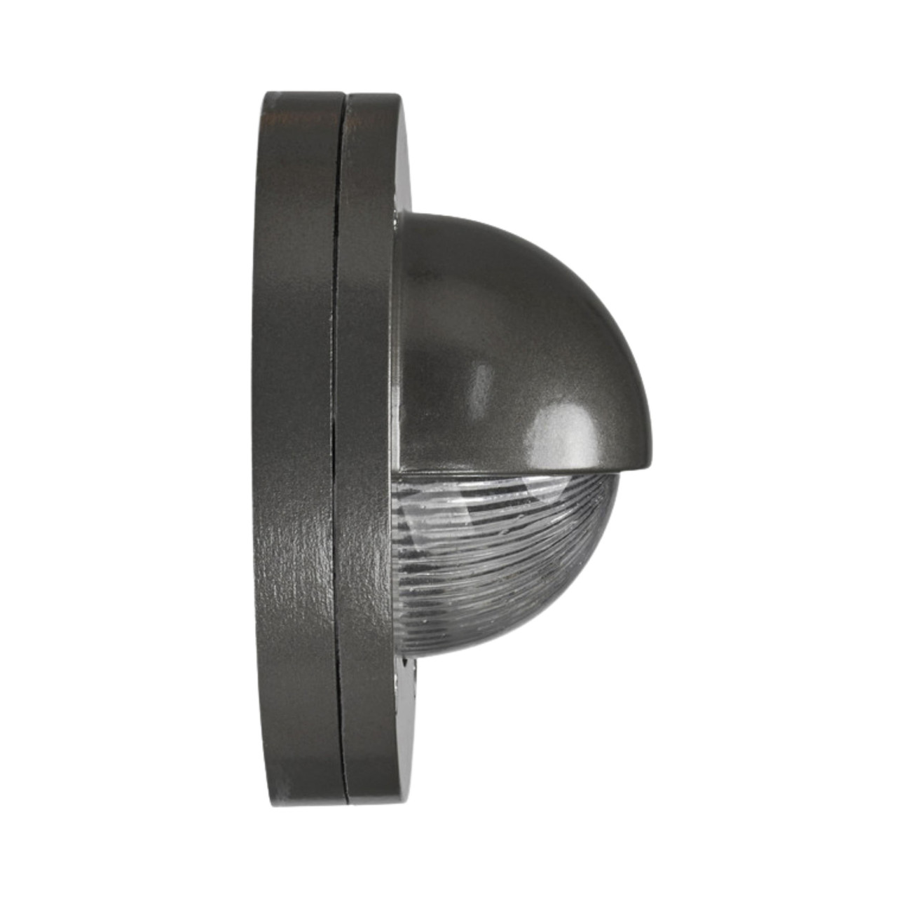 Ronnel Charcoal LED IP54 Eyelid Wall Light - Zest Lighting