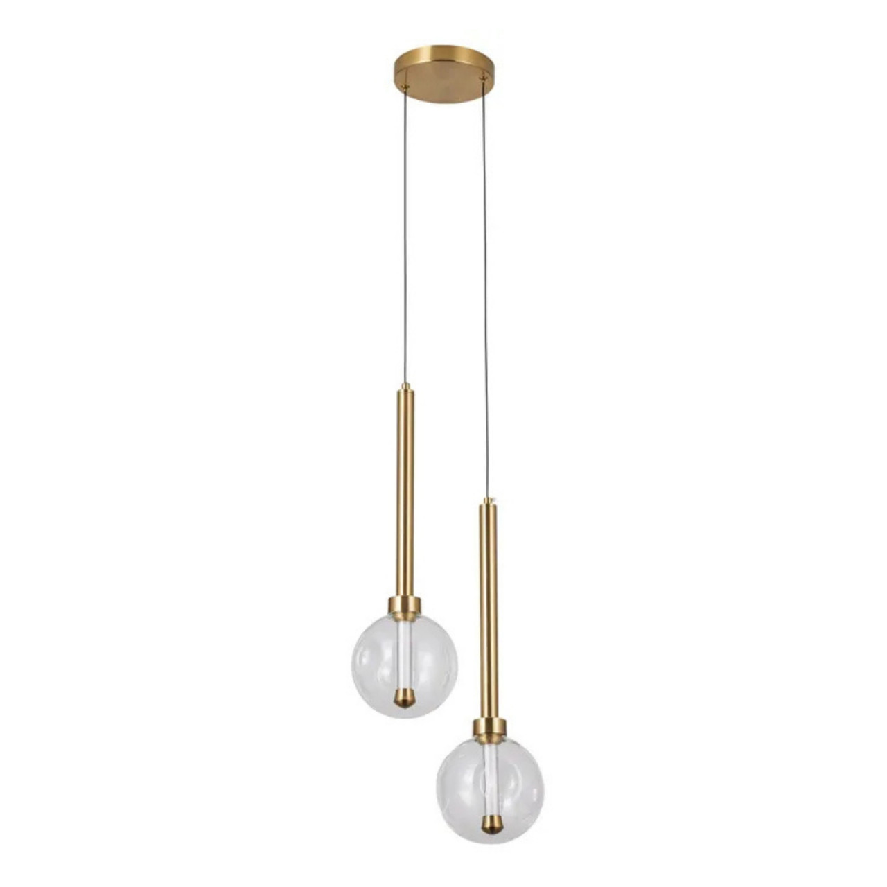 Meteor 2 Glass Orb Cluster Pendant Light - Zest Lighting