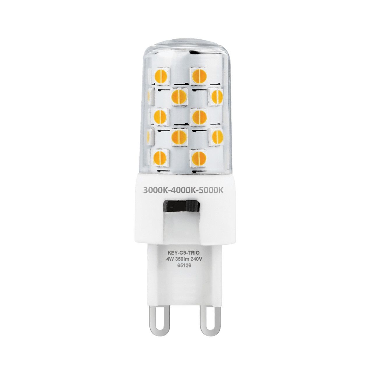 Key 4W 240V G9 3CCT Dimmable LED Bulb - Zest Lighting