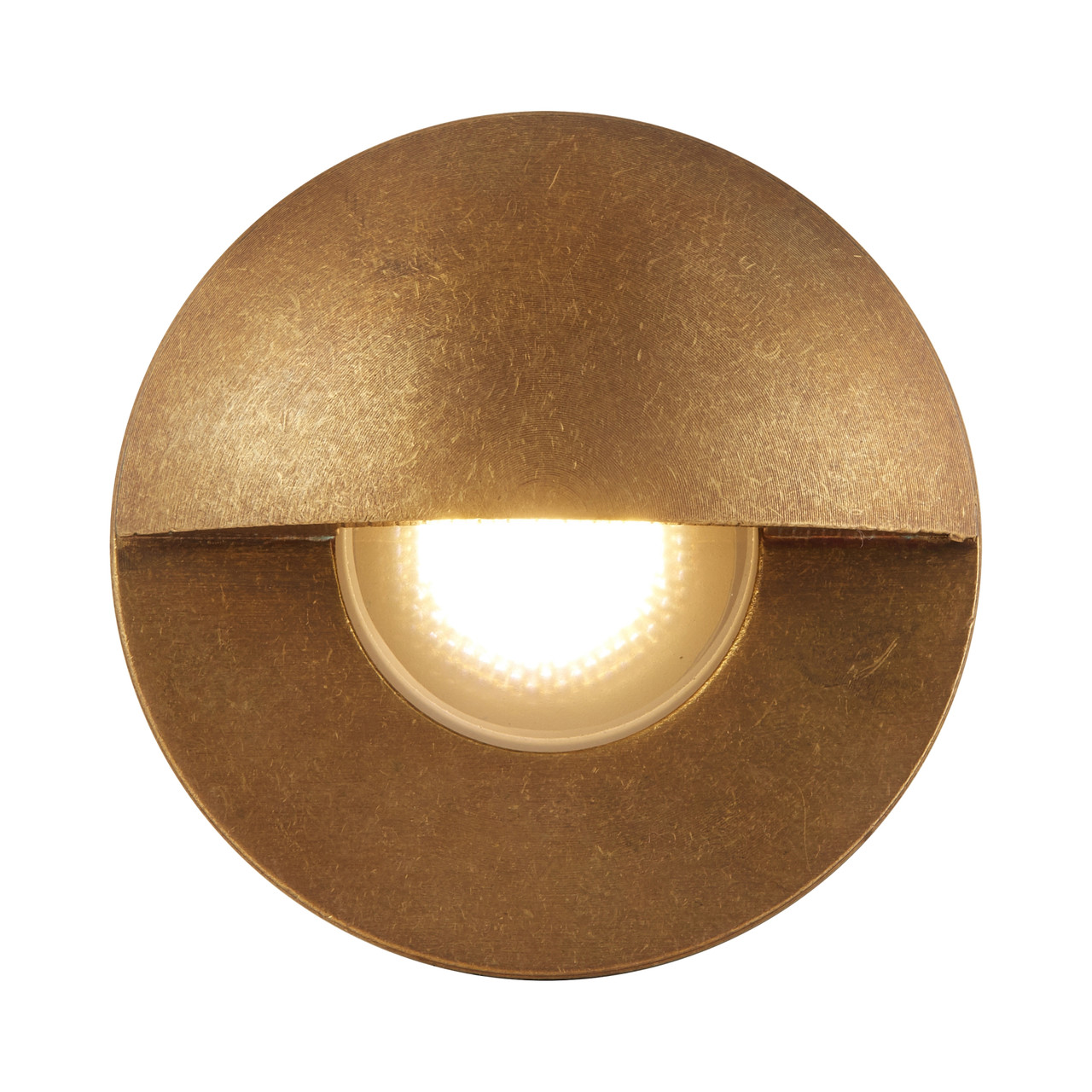 Lerry 24V Natural Brass IP67 LED Step Light - Zest Lighting