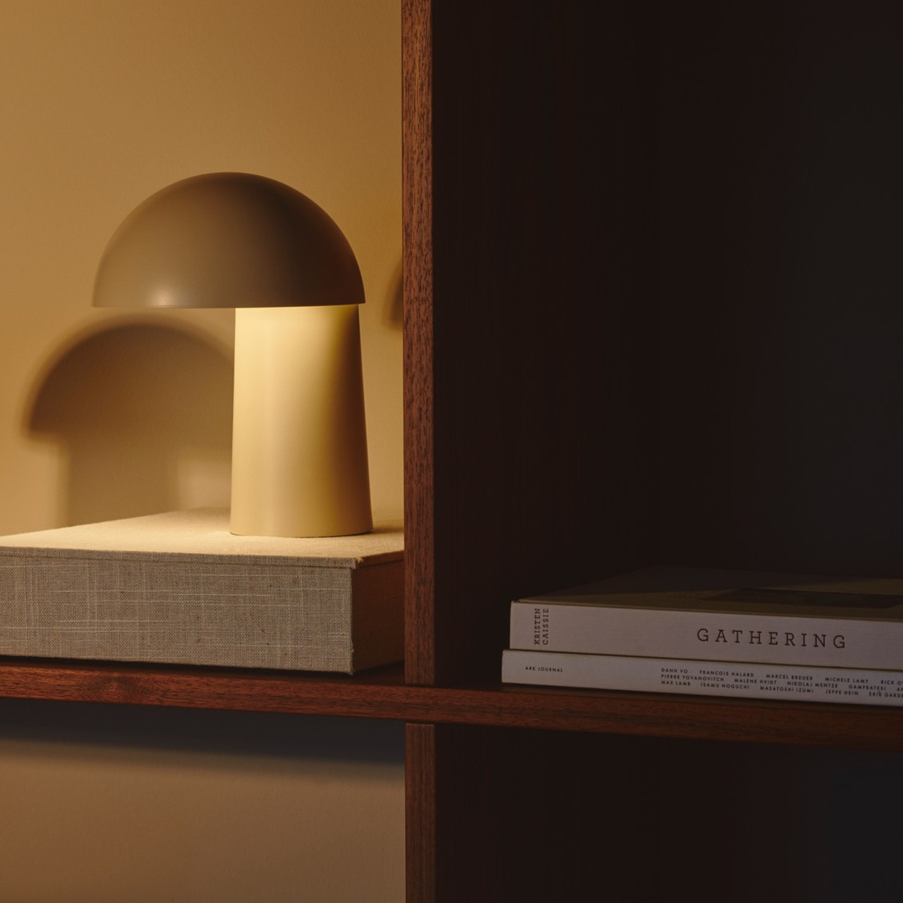 Faye Rechargeable Dimmable LED Table Lamp - Beige - Zest Lighting