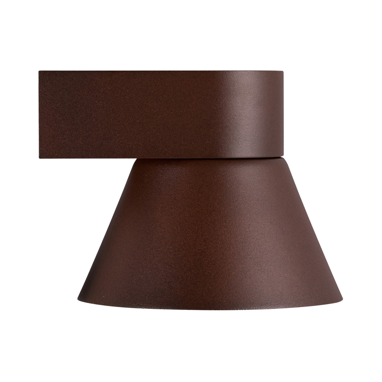 Kyklop IP54 Metal Cone Wall Light - Rusty - Zest Lighting