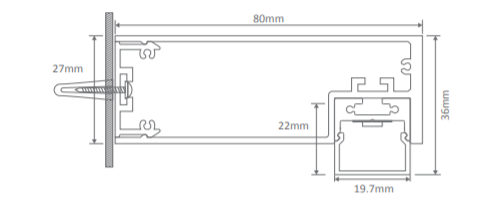 Shadowline LED Vanity Bathroom Wall Light - Zest Lighting