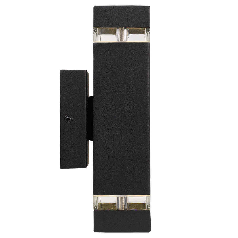 Zara Rectangular Up Down Outdoor Wall Light - Zest Lighting