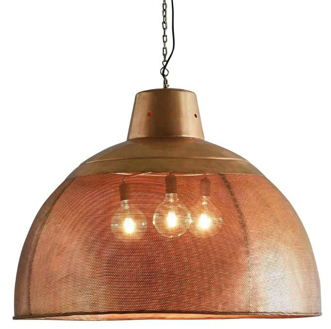 Extra Large Dome Pendant Light Large Matte White Dome & Satin Brass