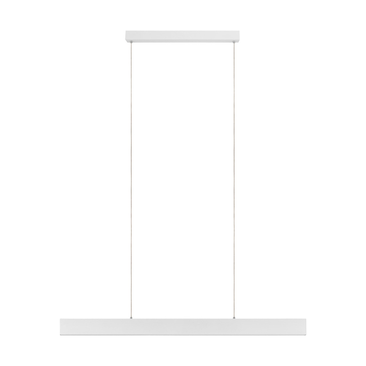 Matt White Tri Colour LED Linear Pendant Light - Zest Lighting