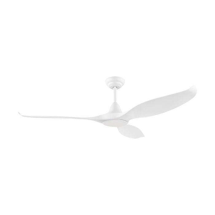 Noosa 60" DC ABS Ceiling Fan - Matt White - Zest Lighting