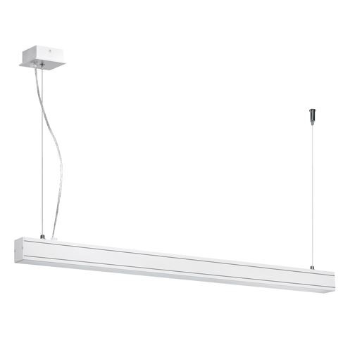 Linear Suspension Mount Striplight Pendant Light - White - Zest Lighting