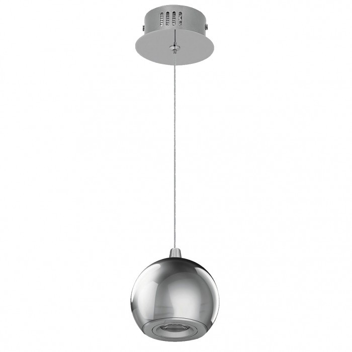 Sphere LED Metal Chrome Pendant Light - Zest Lighting