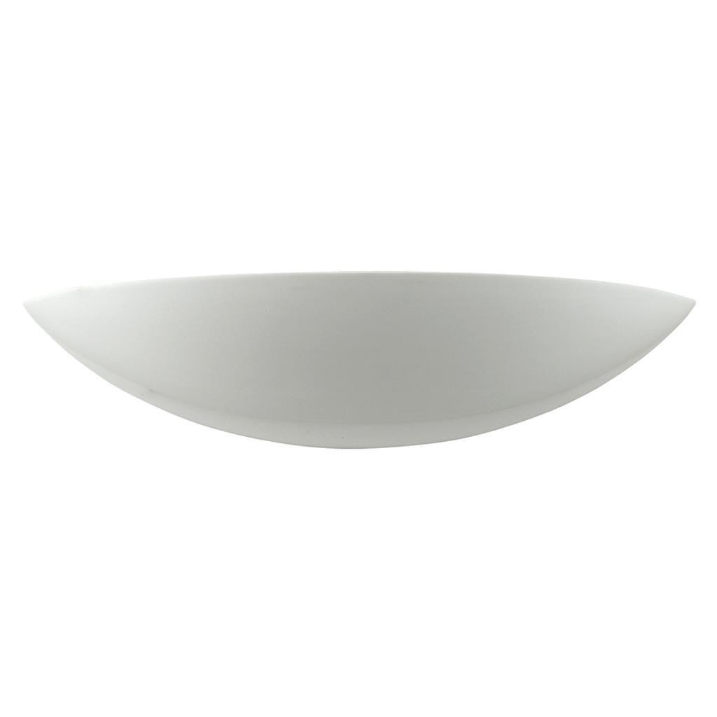 Raw Ceramic Quarter Moon Wall Light - Zest Lighting