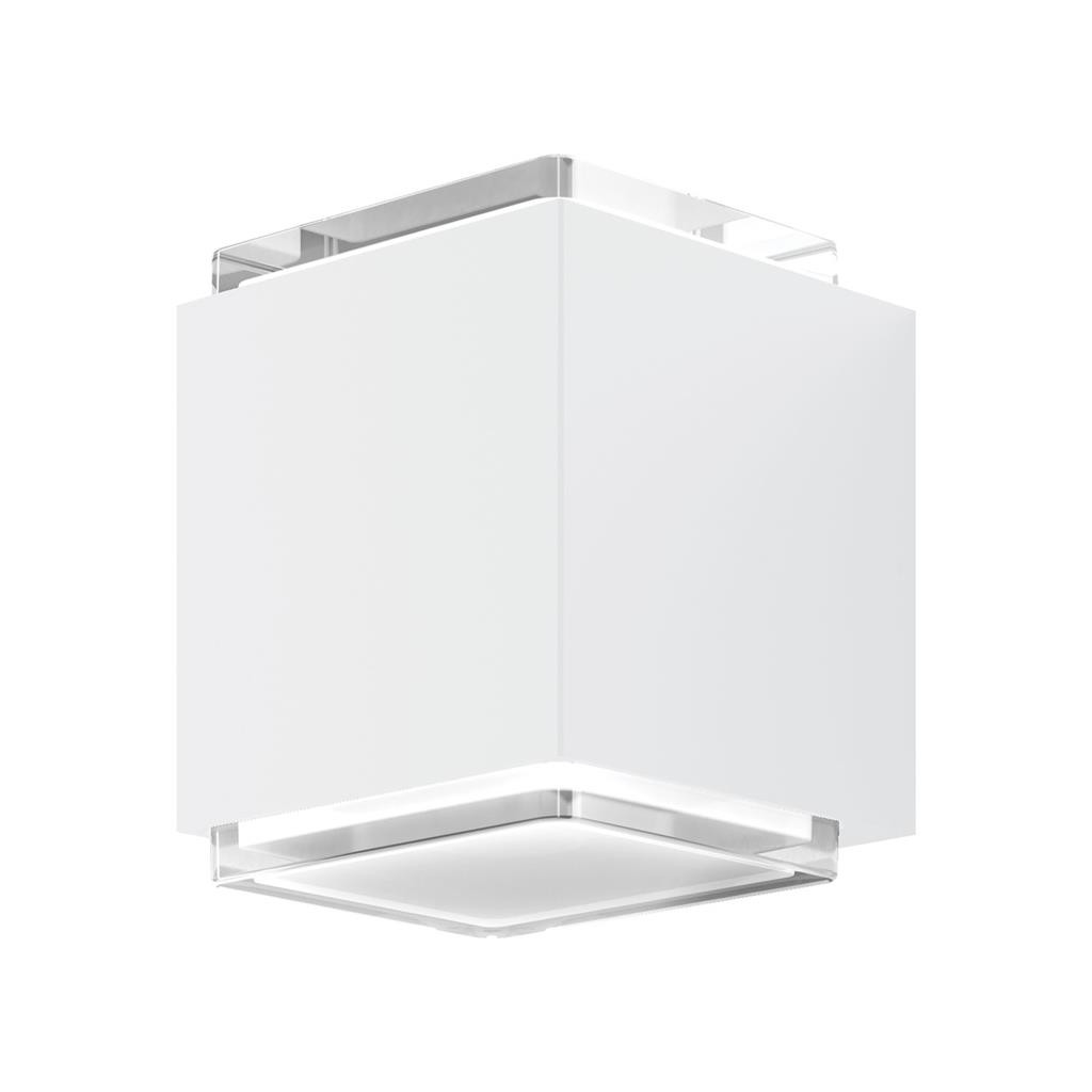 Mojo Square White Two Way Wall Light - Zest Lighting