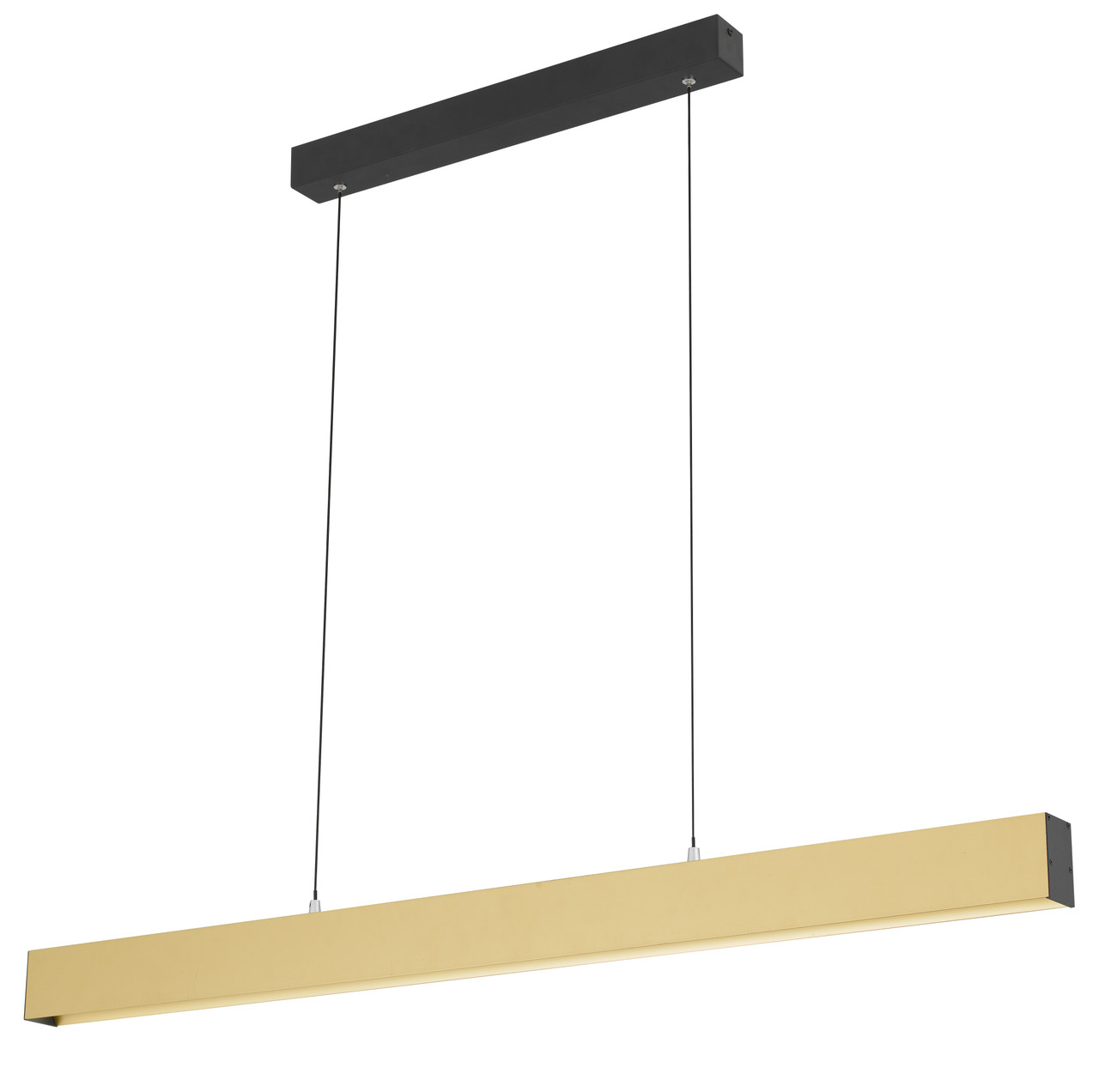 Java Gold Linear Bar Pendant Light - Zest Lighting
