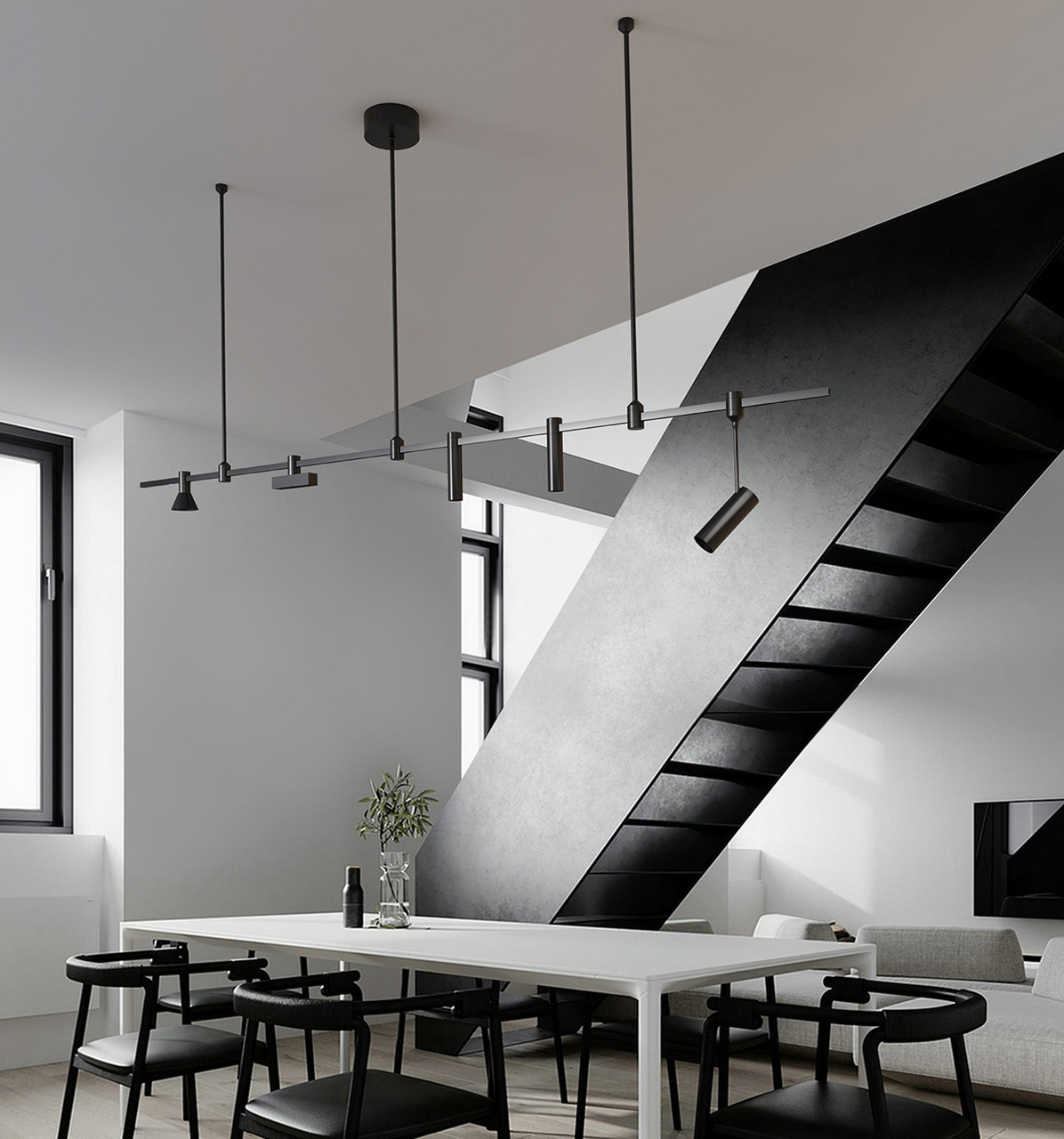 Linear Modular Suspended Light System Z002 - Zest Lighting