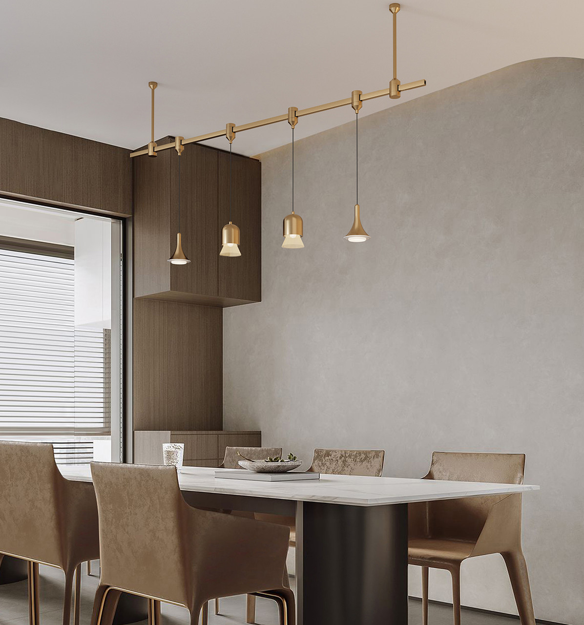 Linear Modular Suspended Light System Z005 - Zest Lighting