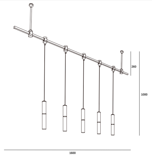 Linear Modular Suspended Light System Z009 - Zest Lighting