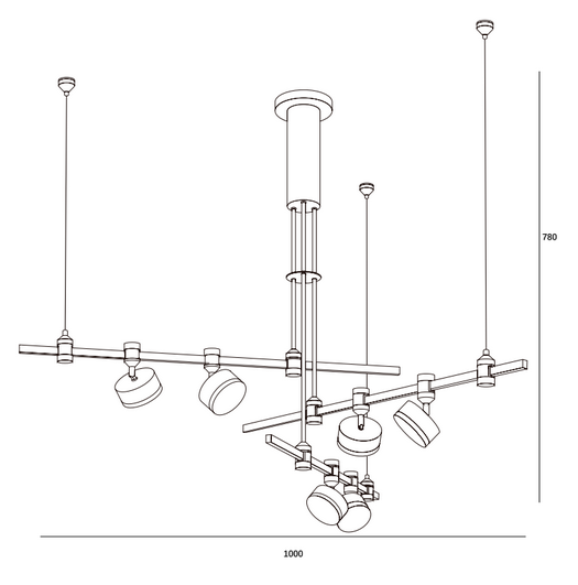 Linear 3 Track Modular Lighting System Z012 - Zest Lighting