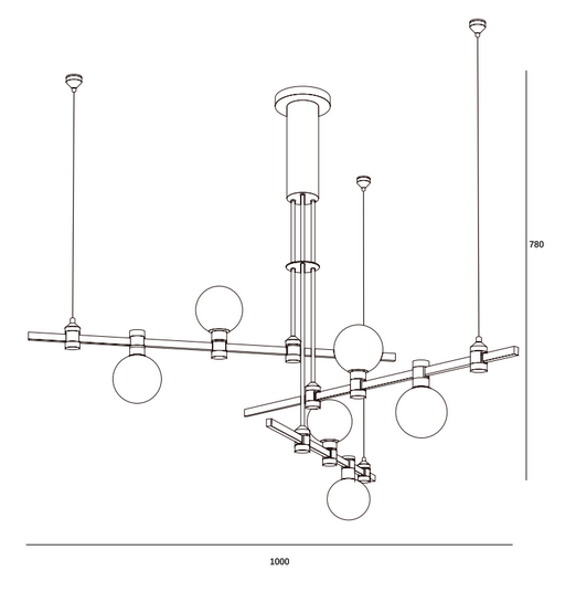 Linear 3 Track Modular Lighting System Z013 - Zest Lighting