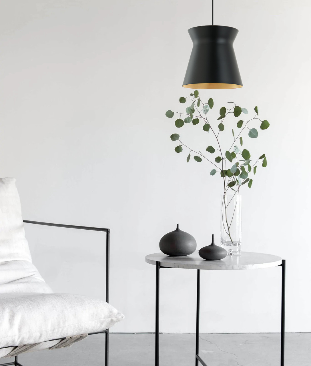 Diabolica Black Flat Top Cone Pendant - Zest Lighting