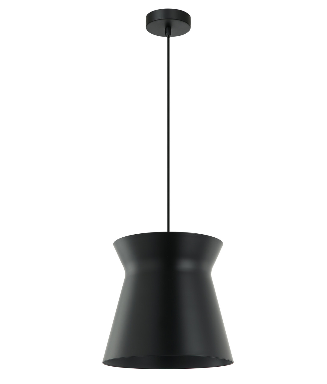 Diabolica Black Flat Top Cone Pendant - Zest Lighting