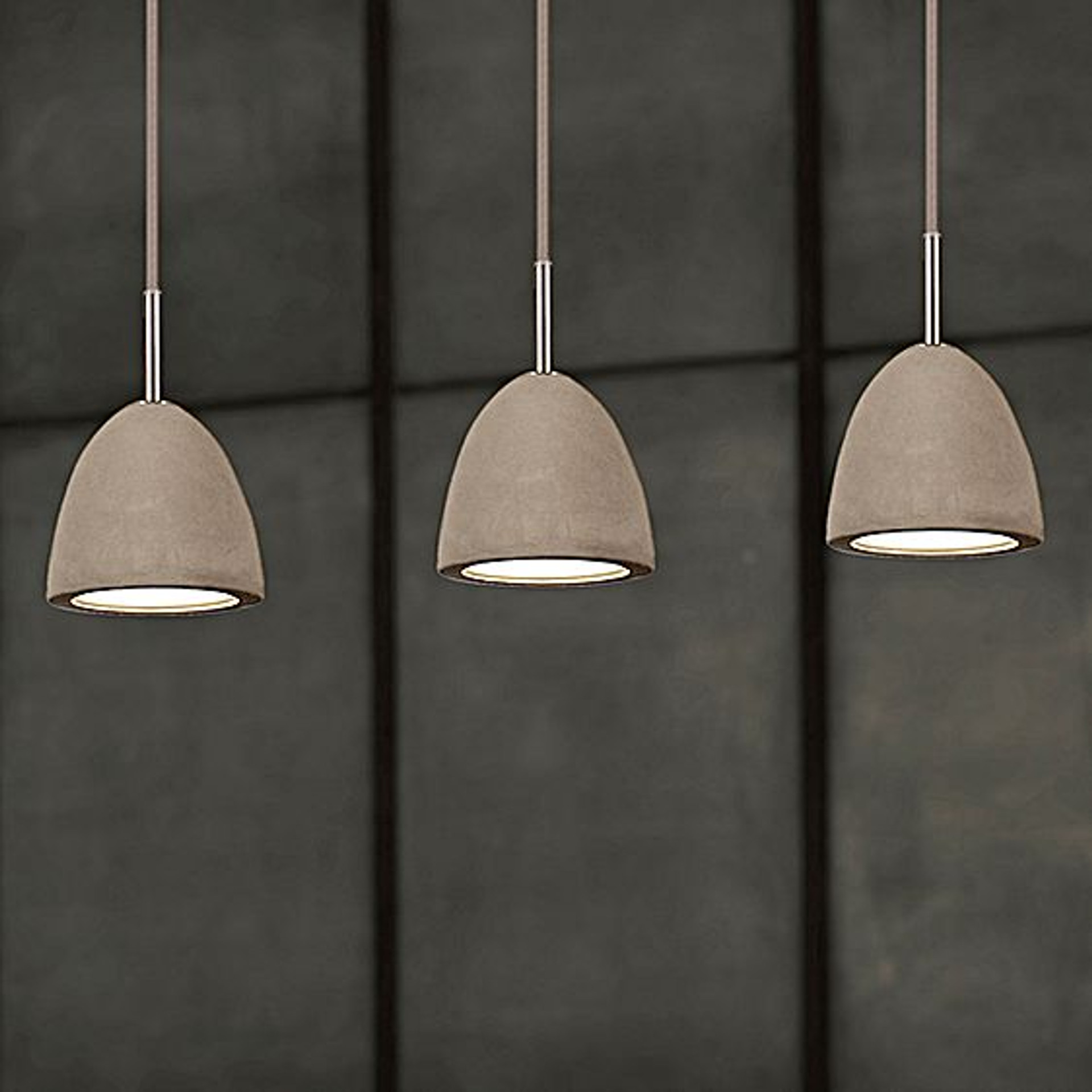 Concrete Pendant Light by Viore Design - Zest Lighting