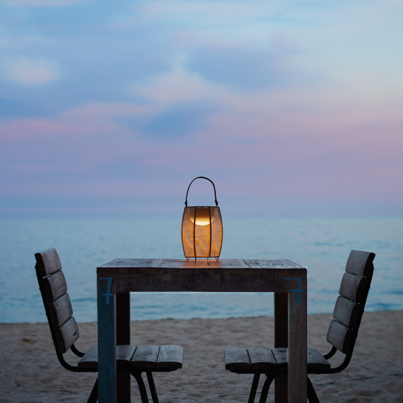 Tanit Portable and Rechargeable Beige Table Lamp - Zest Lighting