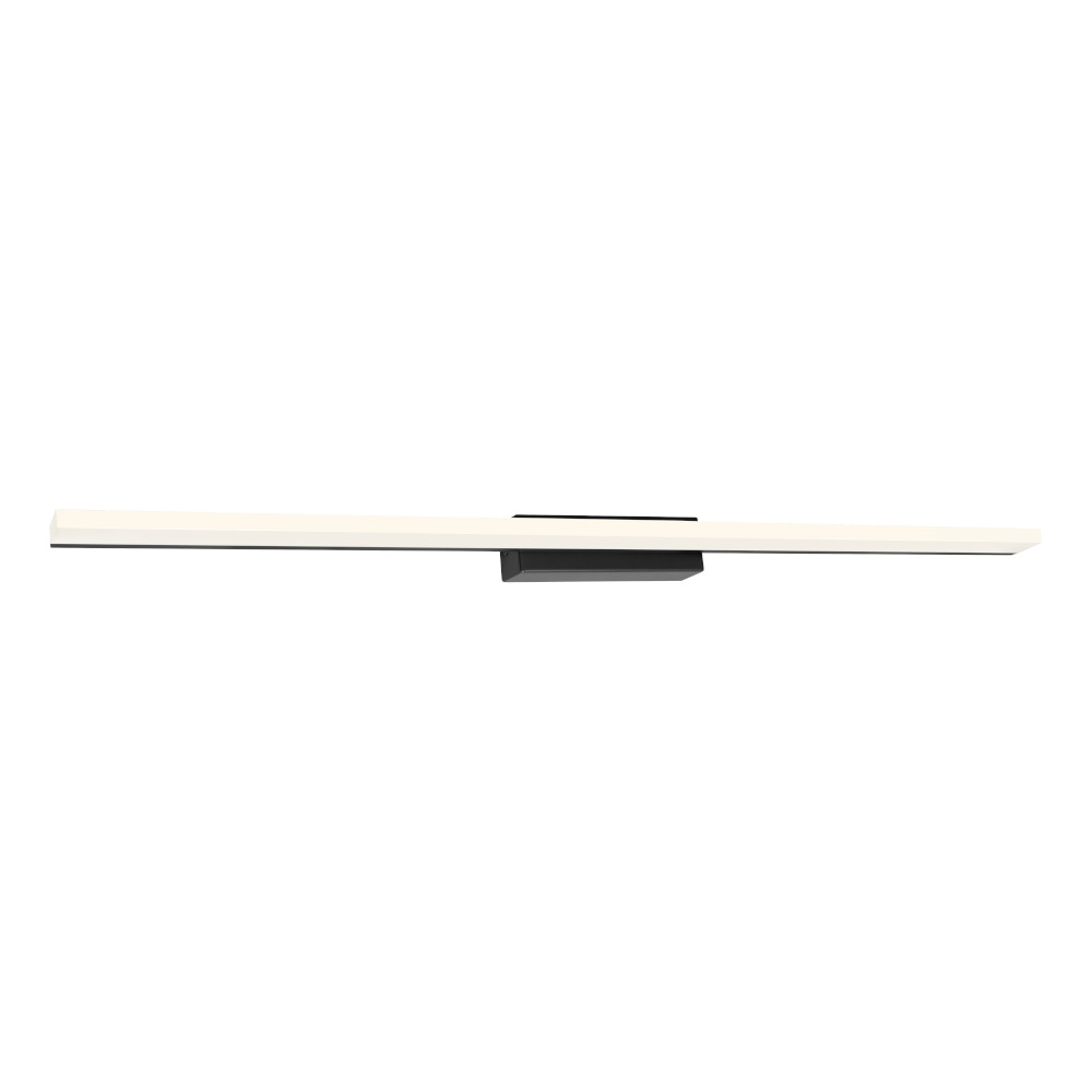 Ribbed Gold Clear Acrylic LED Wall Light