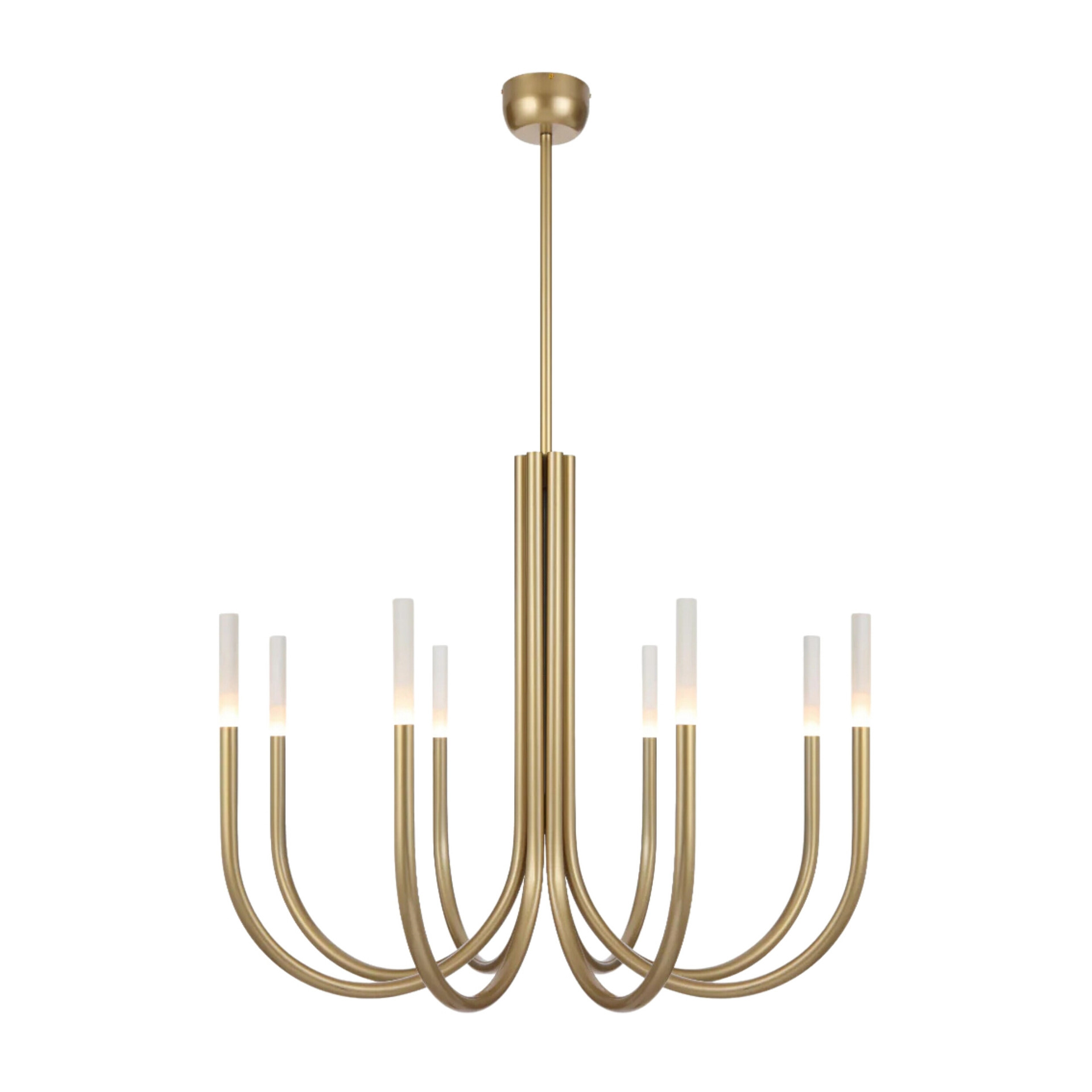 Golden Wave LED Pendant Chandelier - Zest Lighting