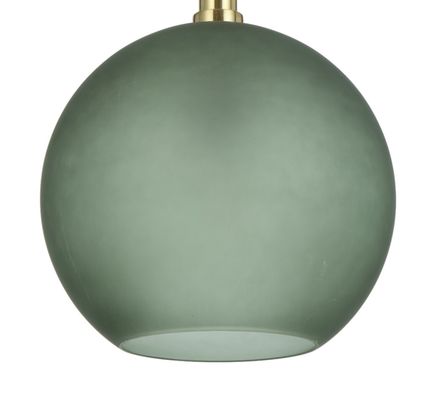 Patino Matt Green Glass Pendant Light - Zest Lighting
