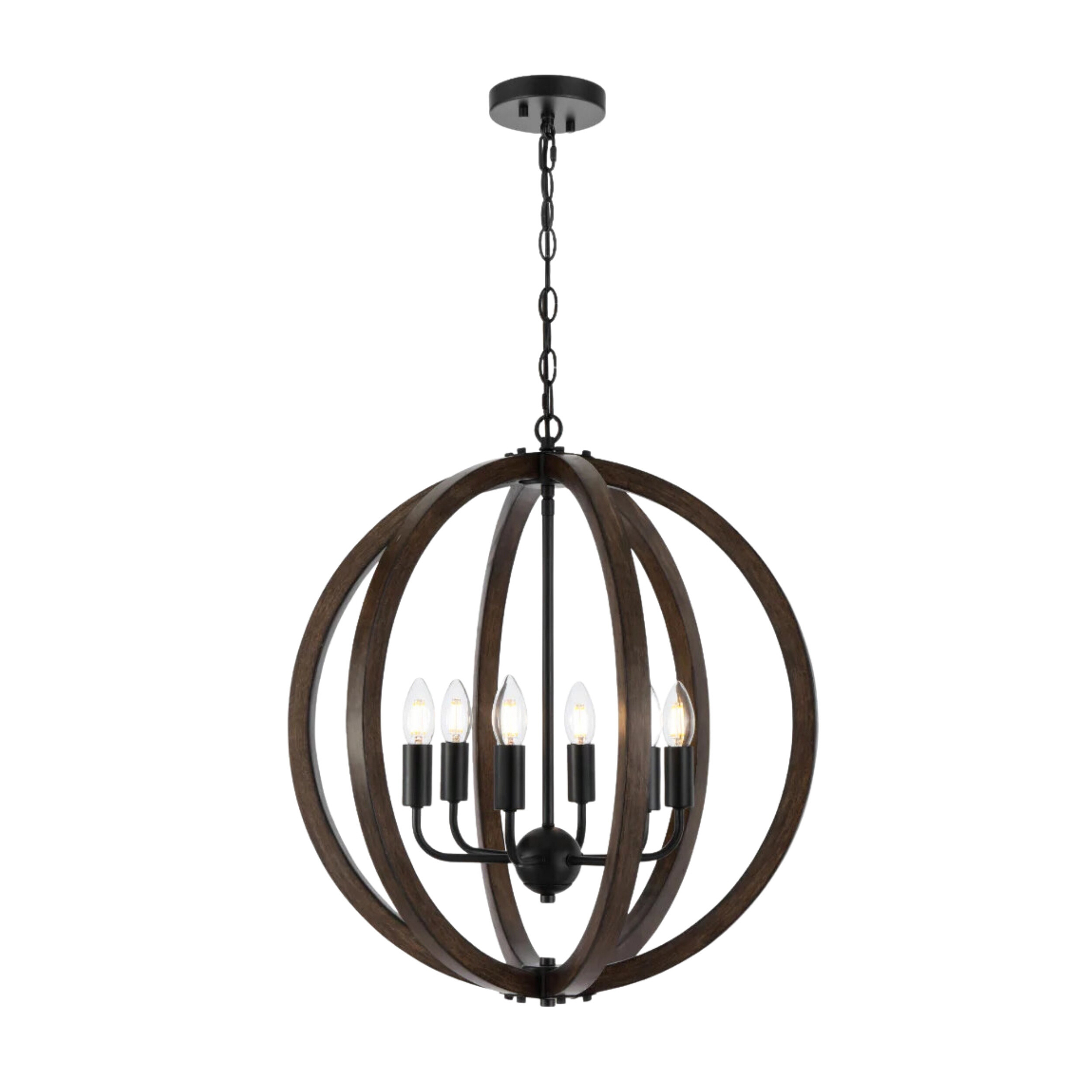 Natural Wood Timber Pendant Lights | Warm & Organic Lighting