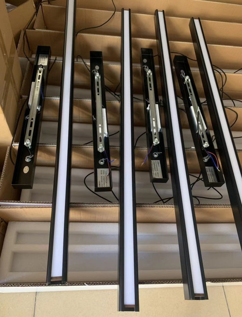 LUND Black Linear LED Pendant - Zest Lighting