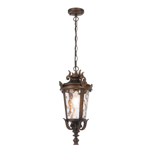 Pacol Bronze Traditional Coach Pendant Light - Zest Lighting