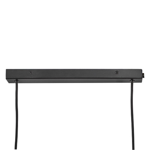 Clyde 4 Light Linear Black Nordic Pendant Light - Zest Lighting