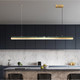 Marla Green Marble Linear LED Pendant Light - Zest Lighting