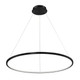 Black Ring Core LED Pendant Light - Zest Lighting