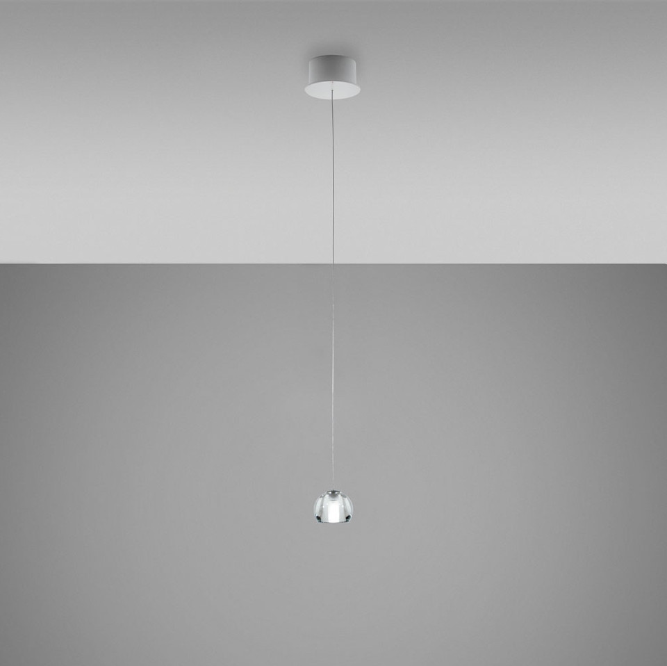 Multispot Beluga Transparent Crystal White Pendant Light - Zest Lighting